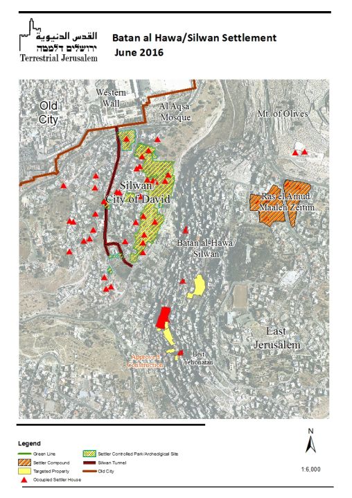 A new settlement enclave in Silwan – Batan al Hawa - Terrestrial Jerusalem